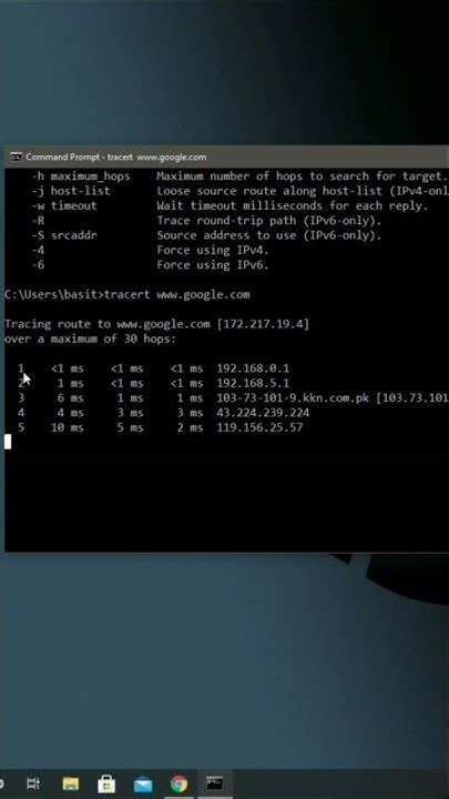 Basic Cmd Commands Part 2 Tracert Youtube