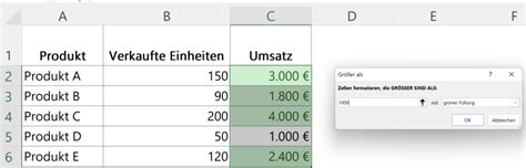 Wozu In Excel Bedingte Formatierung Nützlich Ist 5 Minuten Excel