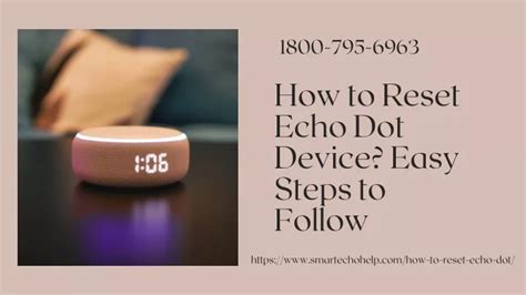 PPT How To Reset Echo Dot 1 8007956963 Alexa App Factory Reset Call Now PowerPoint