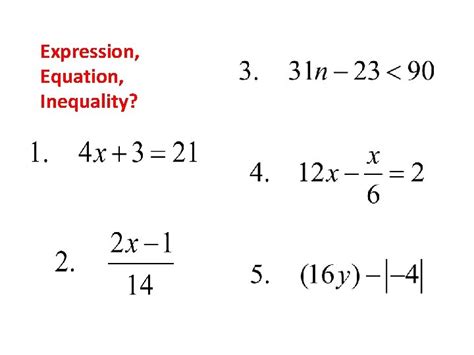 Expression Equation Inequality Waist Sizes Frequency 30 2