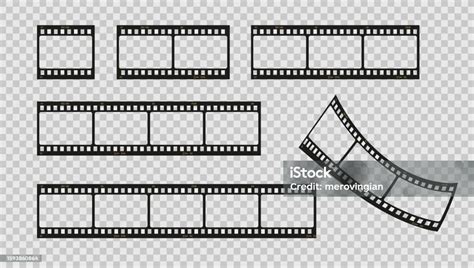 필름 스트립 컬렉션 카메라 필름에 대한 스톡 벡터 아트 및 기타 이미지 카메라 필름 필름 릴 영화 Istock