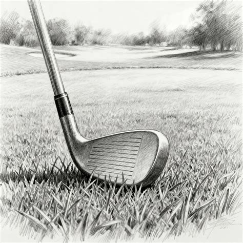Golf Club Drawings Ai Generated Art