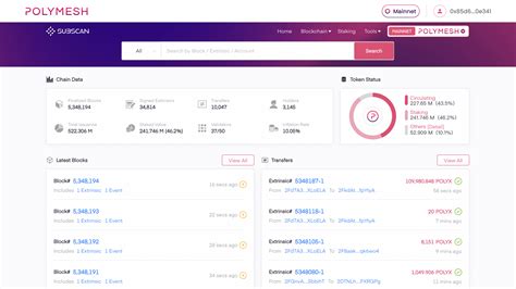 polymesh launches new block explorer with subscan