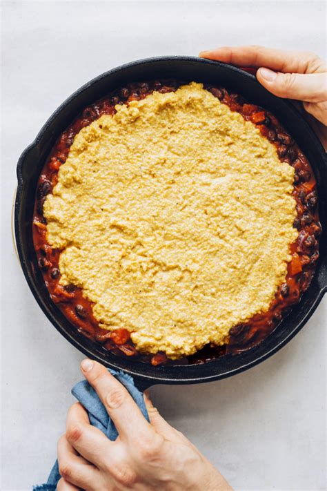 Cornbread And Black Bean Enchilada Bake Minimalist Baker Recipes