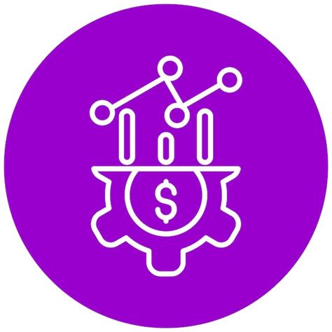 Premium Vector Vector Design Market Forecast Icon Style