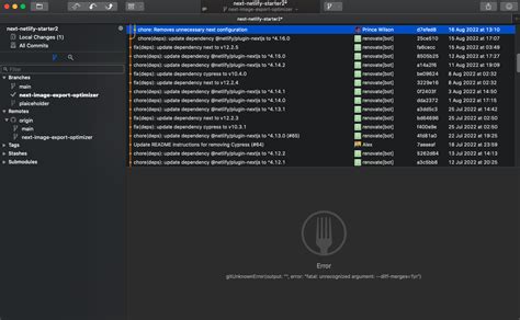 Error Loading Commit Details In V Issue Fork Dev Tracker GitHub