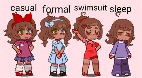 Elizabeth In Different Outfits Fnaf Return Home Au