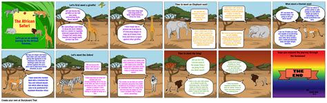 Jungle Safari Storyboard Por Ishata