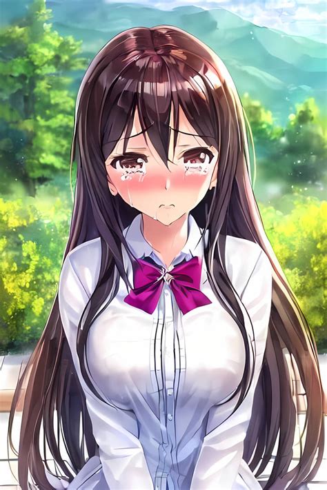 Sad Anime Girl Portrait By Endorvin On Deviantart
