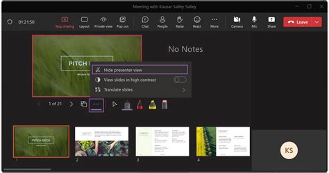 How To Present PowerPoint Slides In Microsoft Teams