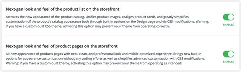 New Ecwid Design Settings Customization Options No Coding