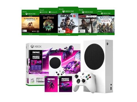 Microsoft Xbox Series S Fortnite And Rocket League Midnight Drive Pack