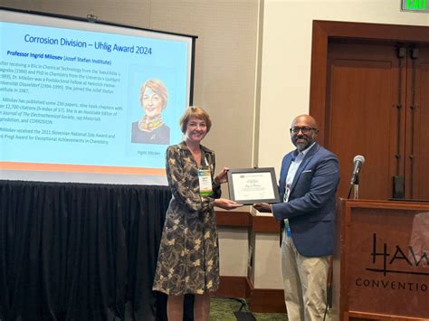 It Was A Great Honor To Serve As The Elected Chair Of The Corrosion