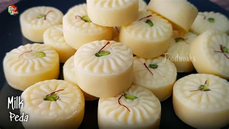 Simple Milk Peda Easy Peda Recipe With 2 Ingredients Milk And Sugar