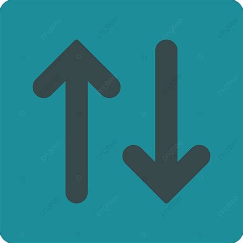 Button With Rounded Edges In Soft Blue Color Flipped Vertically Vector Navigation Swap