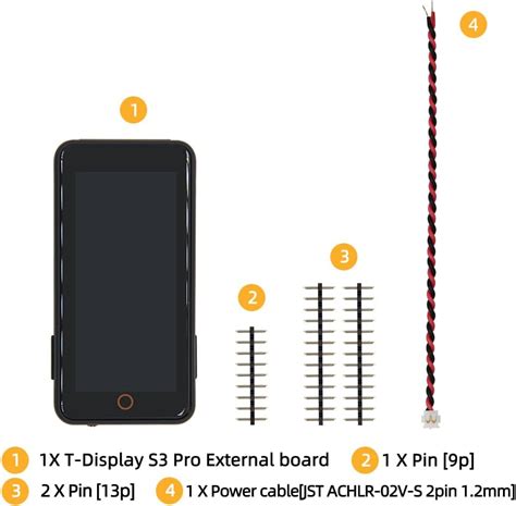 Lilygo T Display S3 Pro External Esp32 S3 Touch India Ubuy