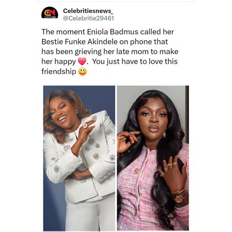 Celebritiesnews Celebrities The Moment Eniola Badmus Called Her