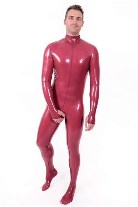 Male Mouth Entry Gimp Suit With Sheath