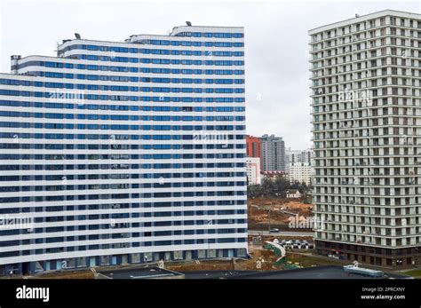 Construction Of A Large Multi Storey Comfortable Concrete Cement Modern