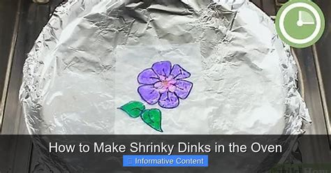 How To Make Shrinky Dinks In The Oven Oven Sense