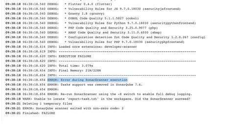 Error Executing Sonar Scannner In Jenkins Sonarqube Server Community Build Sonar Community