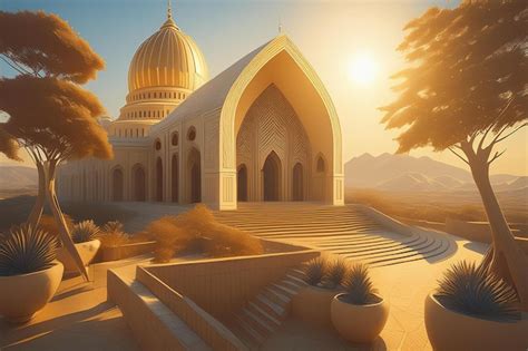 Premium Photo Explore This 3d Model Sunny Oasis