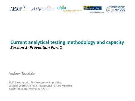 Pdf Session 3 Prevention Part 1 · Current Analytical Testing