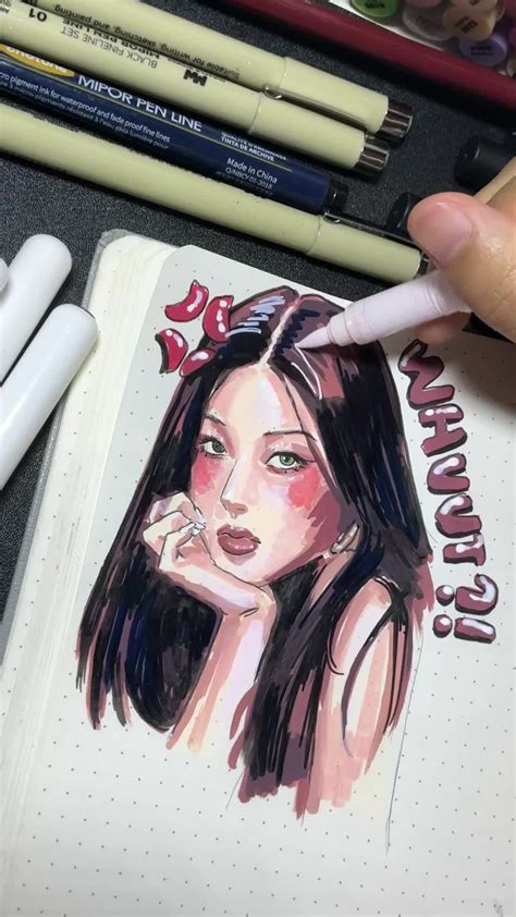 Drawing Yoonchae From Katseye A Creative Guide Tiktok