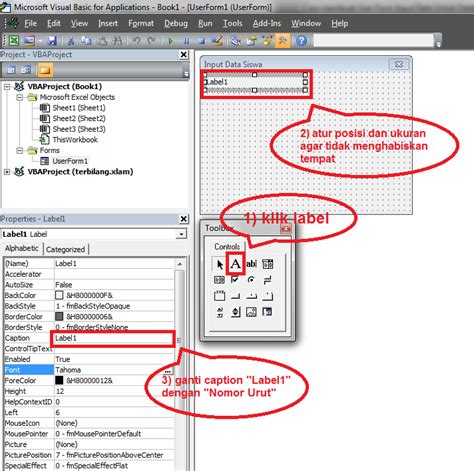 Cara Membuat Input Data Userform Dengan Vba Pada Ms Excel Misalnya