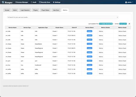 viewing audit metrics