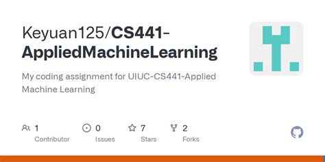 Github Keyuan Cs Appliedmachinelearning My Coding Assignment
