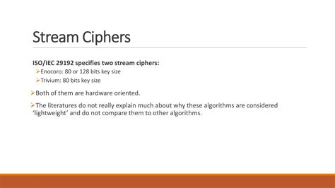 Light Weight Cryptography For Iotpptx