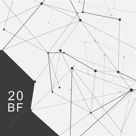 Abstract Molecules Technology Connected With Polygonal Shapes On Dark