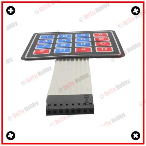 4x4 membrane switch keypad sritu hobby
