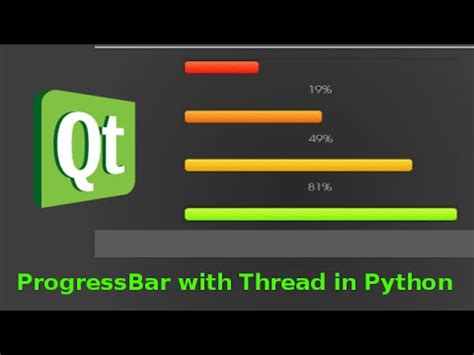Python PyQt Progress Bar With Thread QuadExcel Com