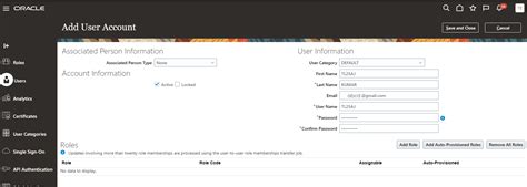 Oracle Fusion Cloud User Creation Beejartha