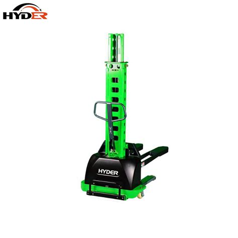 Battery Semi Electric Lifter Self Loading 700kg Pallet Stacker For Sale Self Lifting Stacker