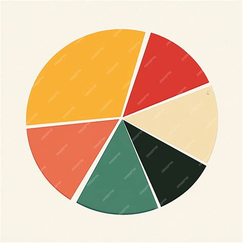 Pie Chart Infographic Highlighting Proportionate Data Segments Premium Ai Generated Image