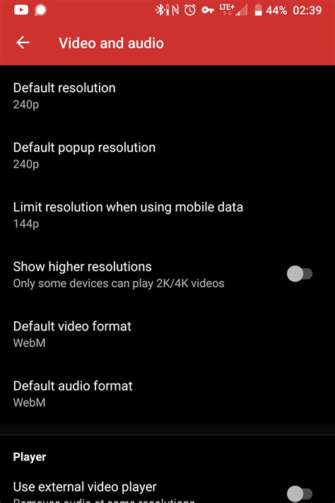 Resolution Limits Not Working On Certain Videos · Issue 4486 · Teamnewpipenewpipe · Github