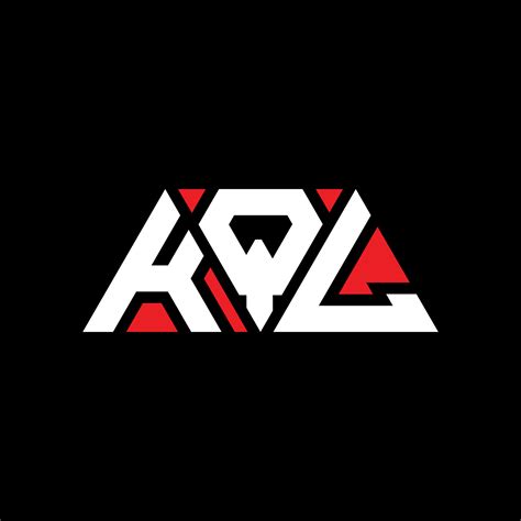 Diseño De Logotipo De Letra Triangular Kql Con Forma De Triángulo