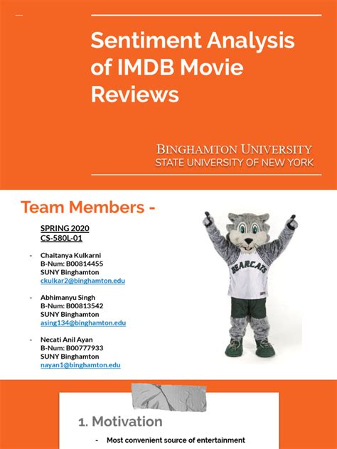 Sentiment Analysis Imdb Review Presentation Pdf Support Vector