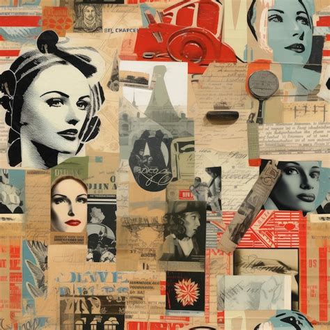 Images De Affiche Collage Vintage Téléchargement Gratuit Sur Freepik