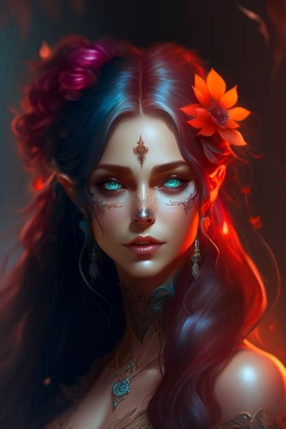 Premium Ai Image Halloween Girl