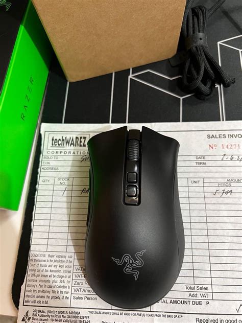 Razer Deathadder V2 Pro Wireless Gaming Mouse Computers And Tech Parts And Accessories Mouse