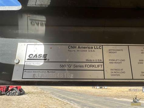 2007 Case 586g Forklift