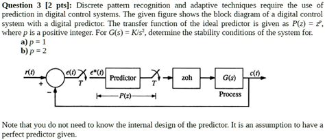 Solved Question 3 2 Pts Discrete Pattern Recognition And Adaptive