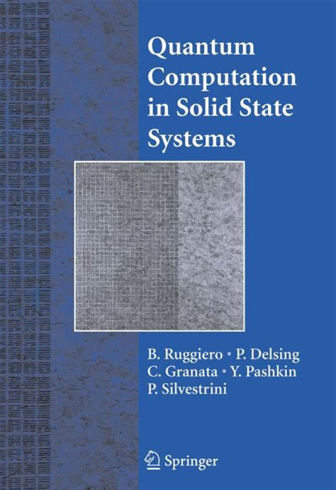 Quantum Computing In Solid State Systems Universal Academic Books