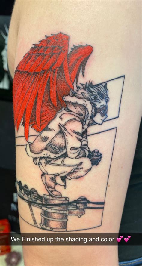 Finished Aizawa Hawks And All Might Ranimetattoos
