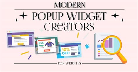 10 Best Modern Website Popup Widgets Creators In 2025 Pitiya