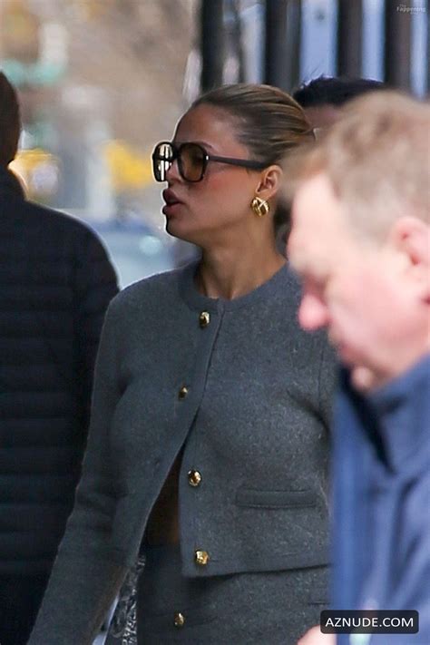 Brooks Nader Sexy Spotted Braless And Flaunting Her Hot Legs In New York City AZNude
